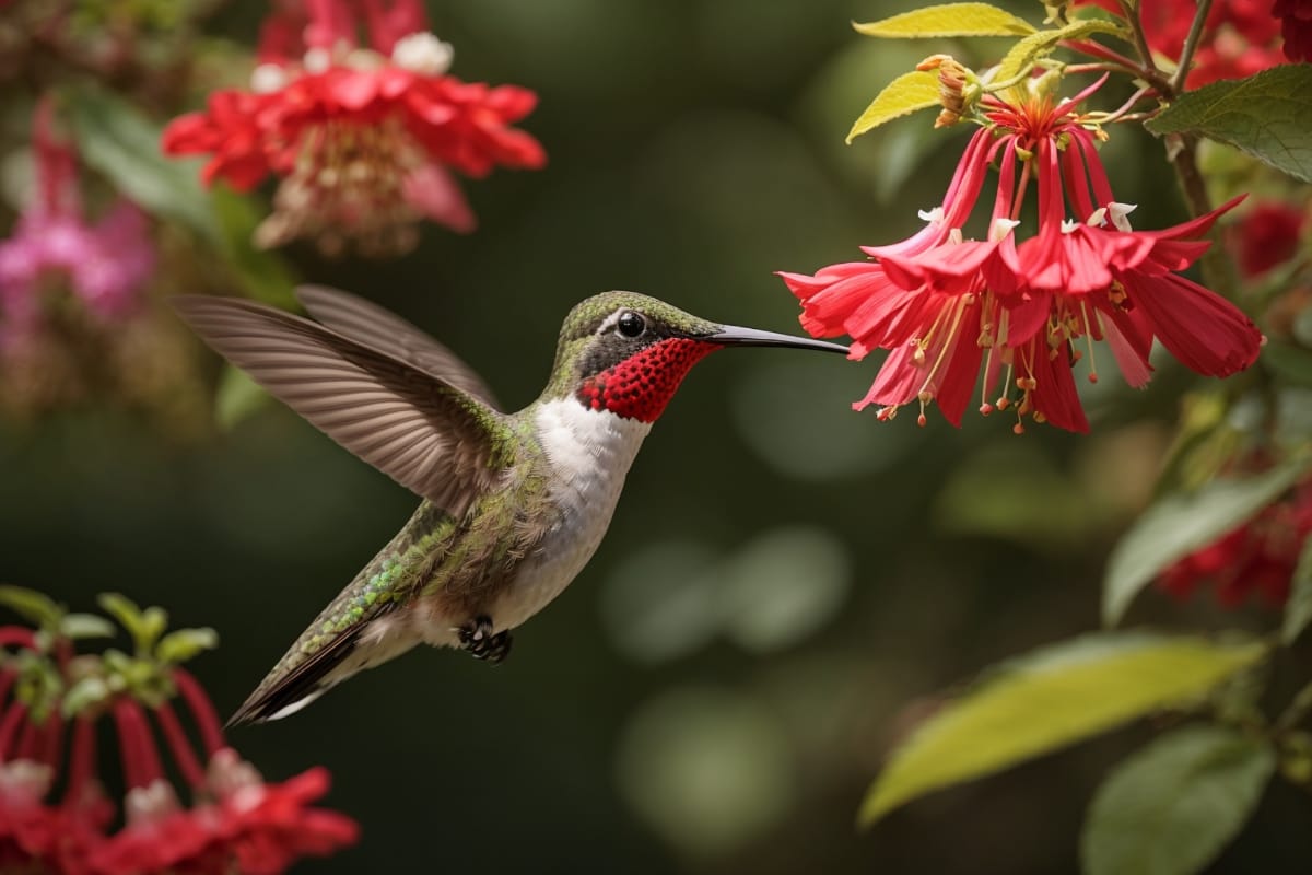 Ruby-Throated Hummingbird Migration Map 2025