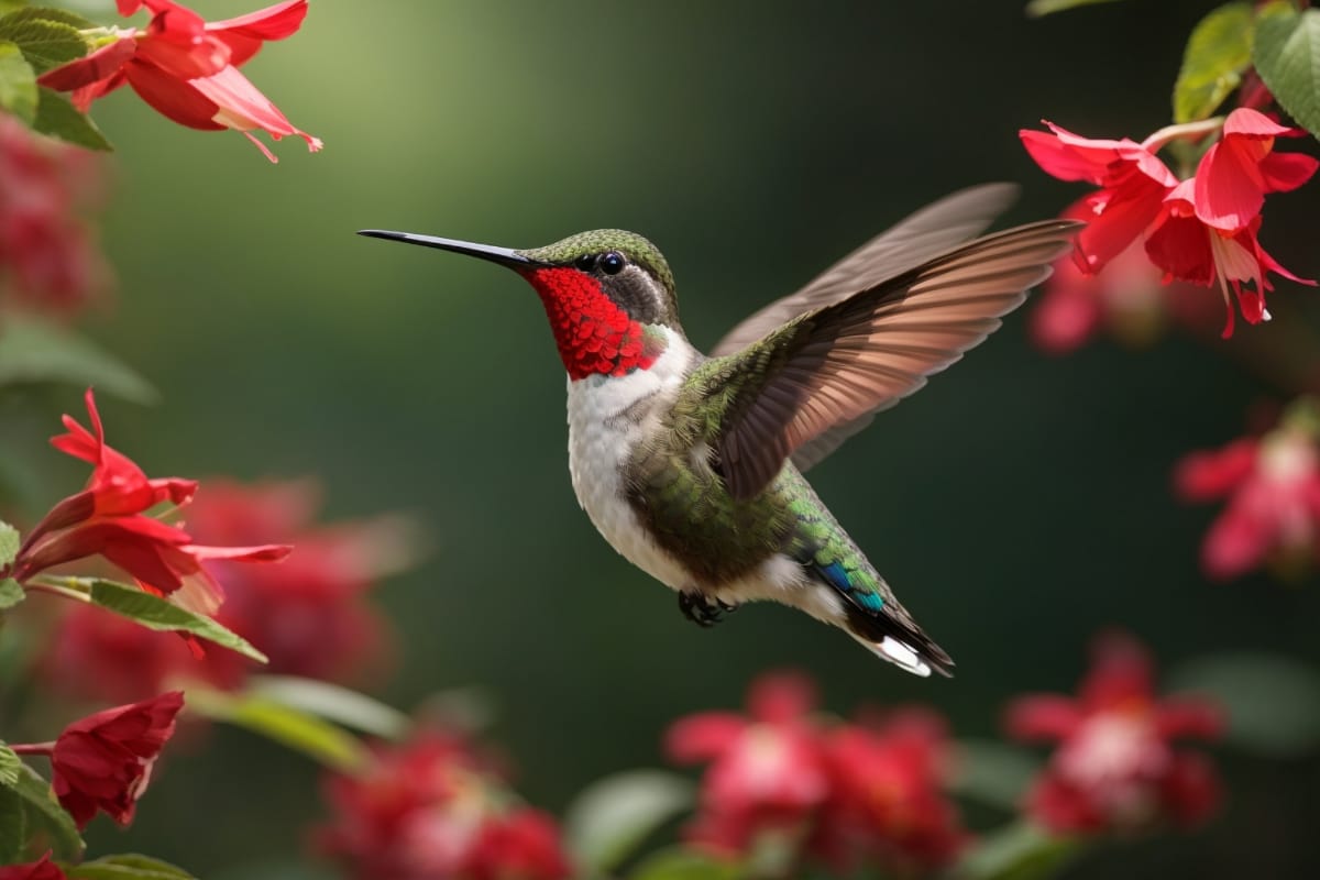 Ruby-Throated Hummingbird Migration Map 2025