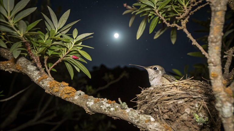 Do Hummingbirds Leave Their Nest at Night? - Home Bird Feeder