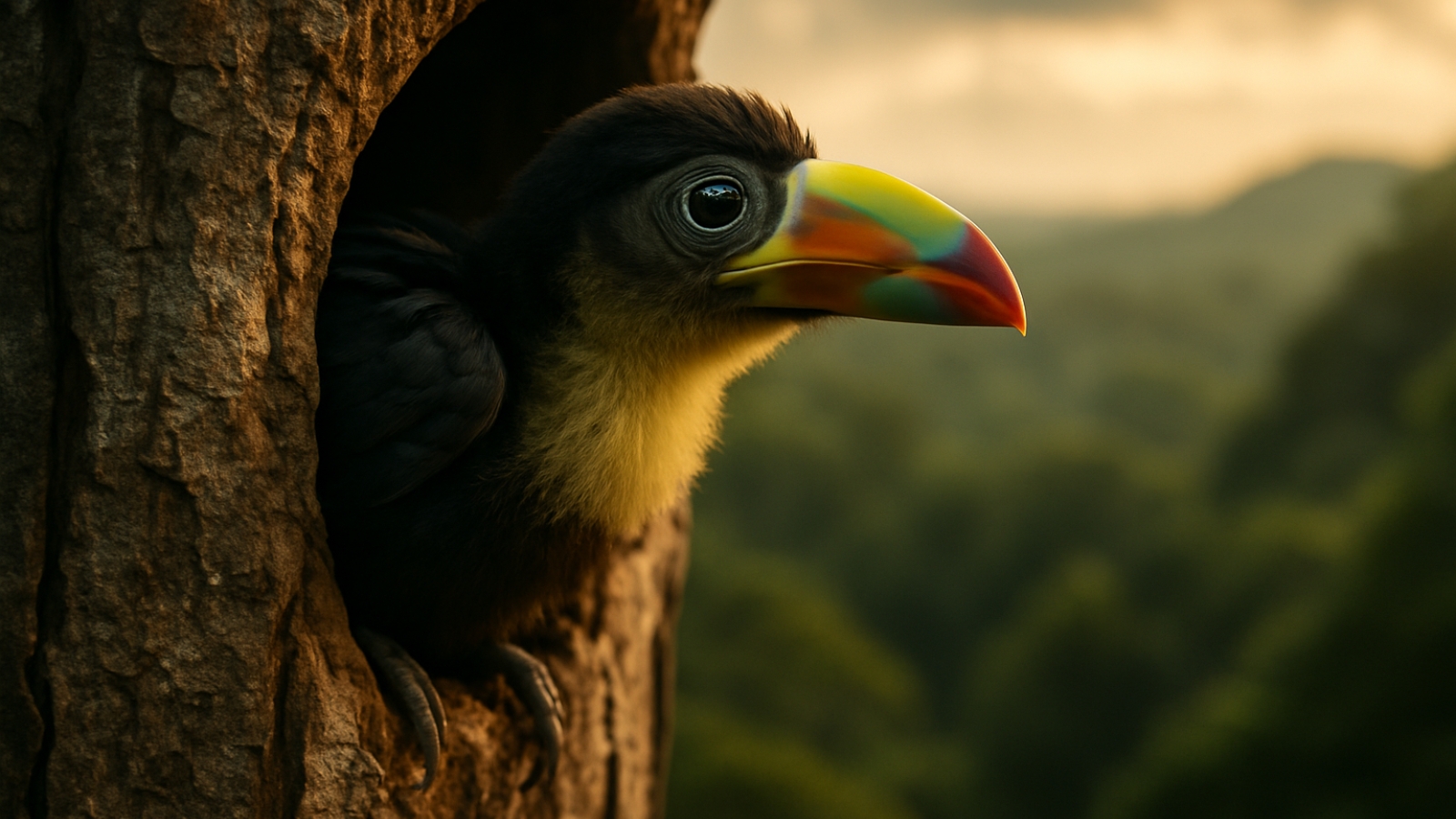 Baby Keel-Billed Toucan Guide: Central America's Vibrant Chick